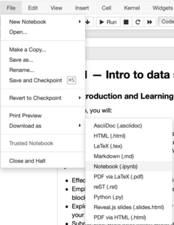 Guide to Using Jupyter Notebooks and JupyterHub — Computation and Data Science for the Life and ...